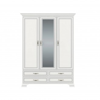 Set dormitor Tiffany (Tiffy) 1, alb vintage, format din pat 160, 2 ...